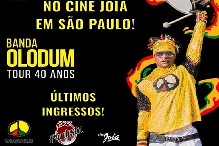 40 anos da Banda Olodum Sua Tour em São Paulo 2019 - Paulista FM